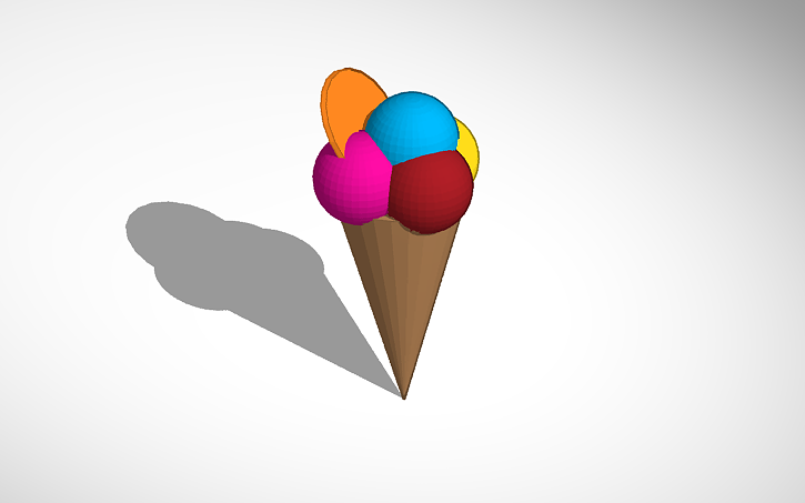 3D design ice - Tinkercad