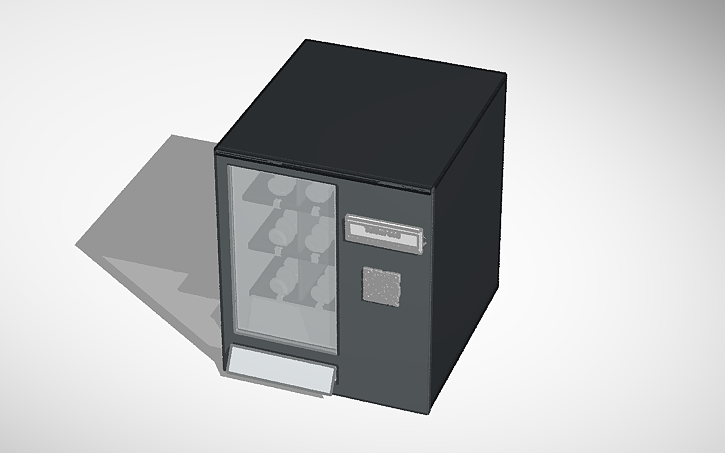 3D design VENDING MACHINE - Tinkercad