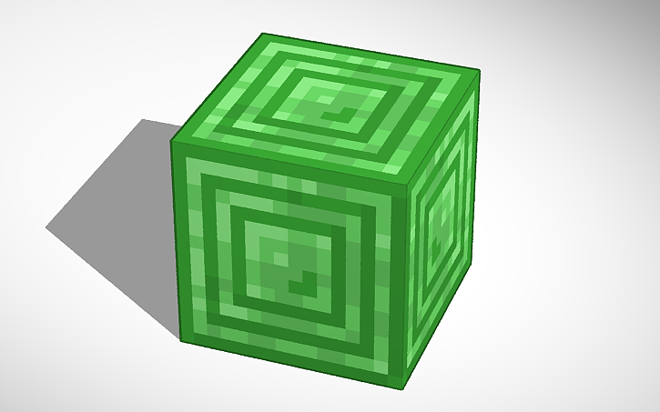 3D design Emerald Block - Tinkercad