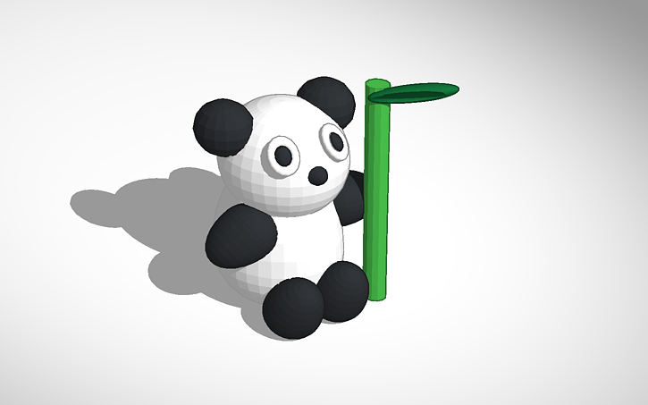 3D design Harvey's Panda | Tinkercad