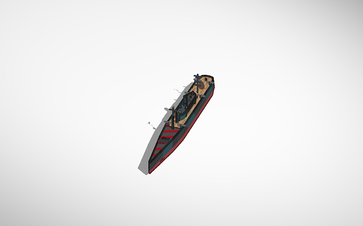 3D design Vesuvius Class Cruiser - Tinkercad