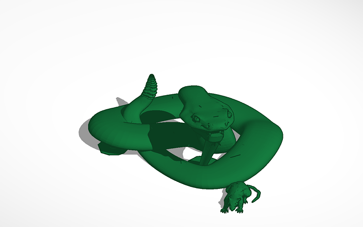3D design Snake - Tinkercad