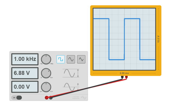 Circuit Design Oscilloscope And Signal Generator Tinkercad