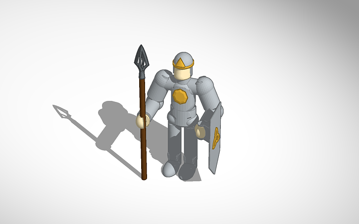 3D design knight - Tinkercad