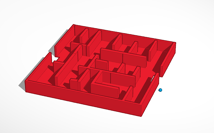 3D design maze - Tinkercad