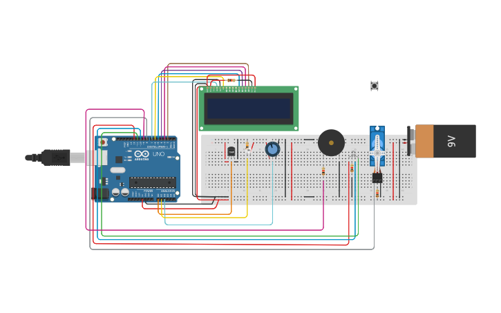 Circuit design Smart Weather Station TEST - Tinkercad