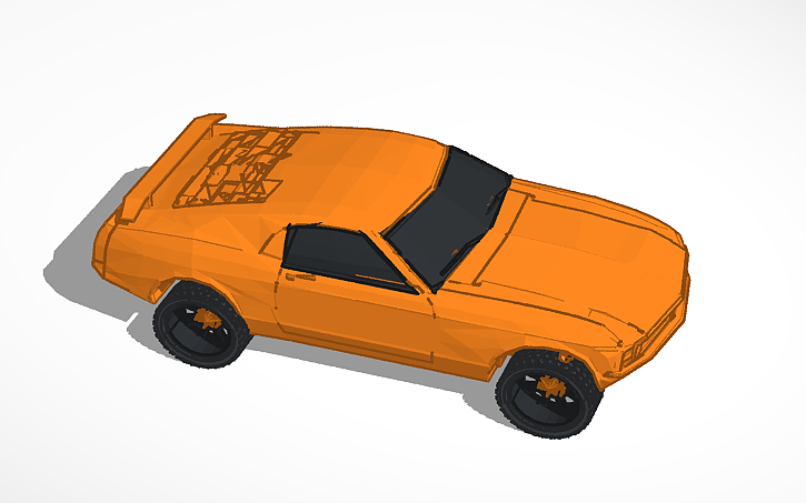 3D design mustang - Tinkercad