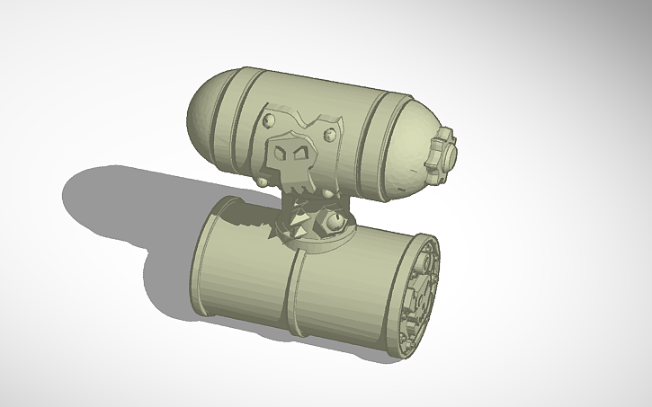 3D design Ork Warwagon Fuel tank | Tinkercad