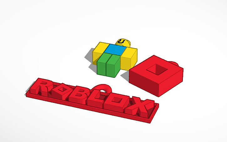 3D design Roblox Keychians - Tinkercad