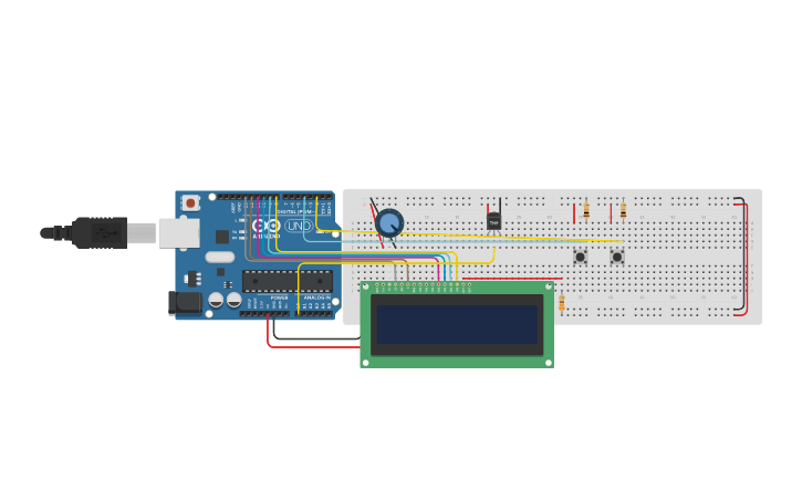 Circuit design Sensor TMP clase - Tinkercad Circuit design Sensor TMP clase - Tinkercad