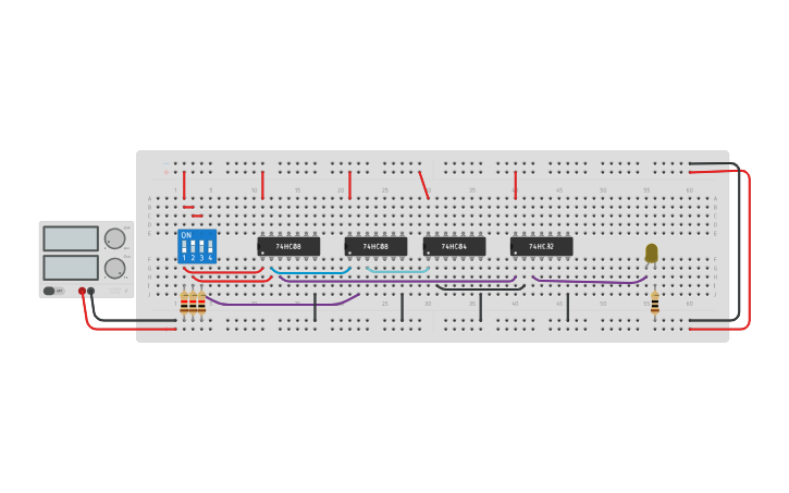 Circuit design Examen - Tinkercad