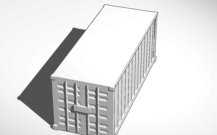 3D design Modified Hollow Storage Container | Tinkercad