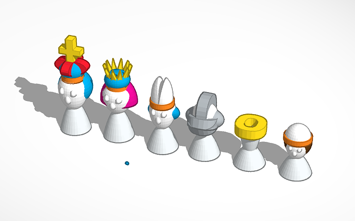 3D design Chess - Tinkercad