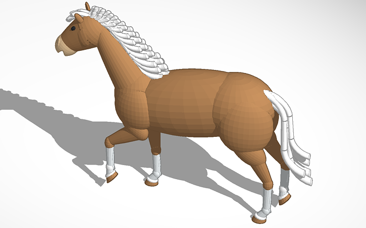 3D design Horse - Tinkercad