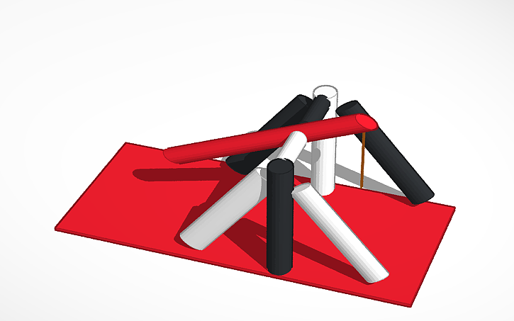 3D design Trebuchet Project - Tinkercad