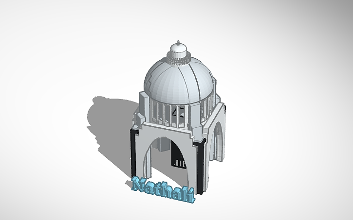 3D design Nathali Monumento Revolucion - Tinkercad