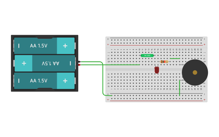 Circuit design Tilt sensor | Tinkercad