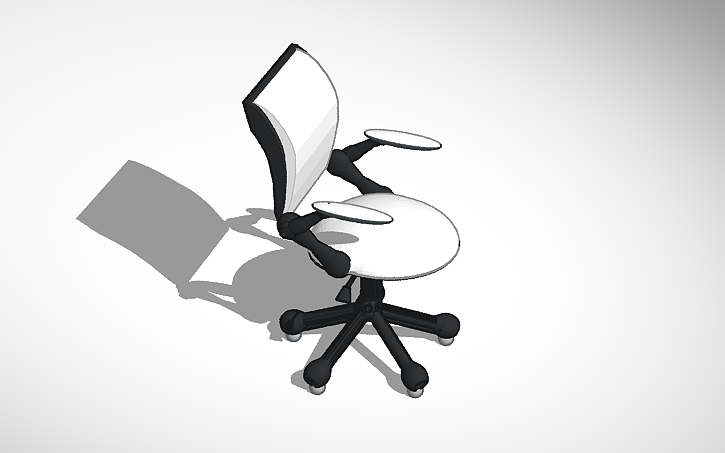 3D design Desk Chair - Tinkercad