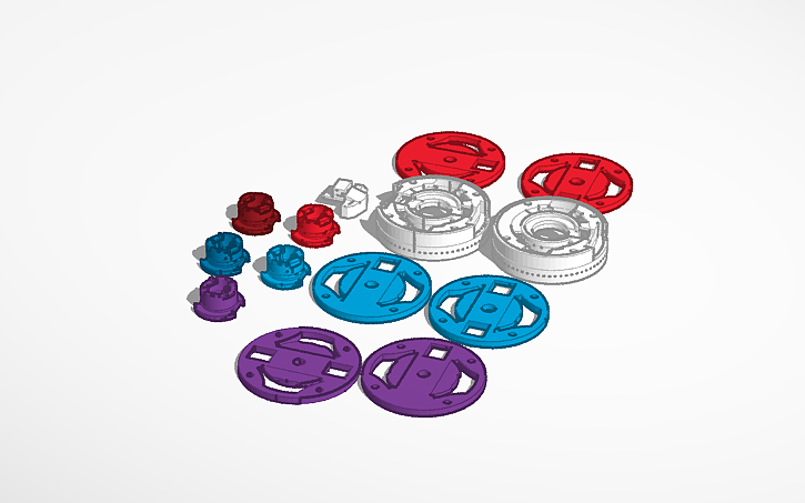 3D design Beyblade Burst DB/BU Mugen/Infinite Lock Template - Tinkercad