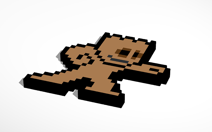 3D design 8-Bit Baby Groot | Tinkercad