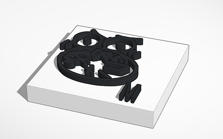 3D design Stryka Ironworks Portrait - Tinkercad