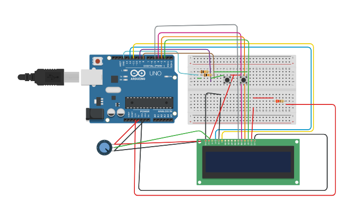 Circuit design El Reloj Digital - Tinkercad