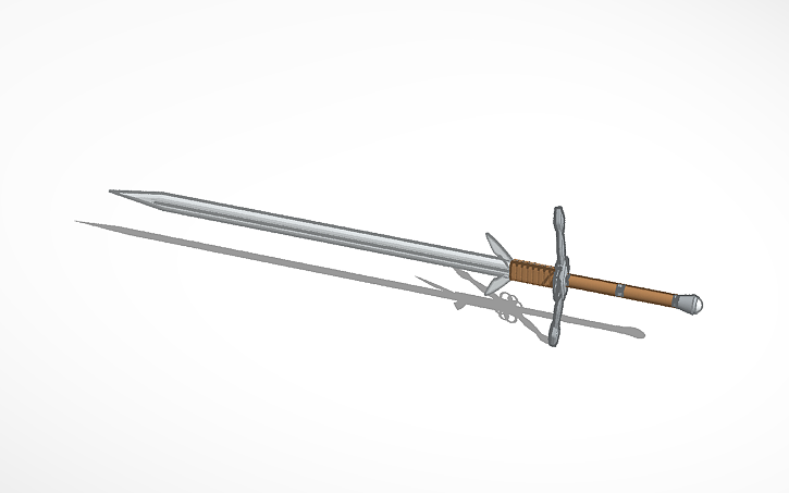 3D design Classic Zweihander - Tinkercad