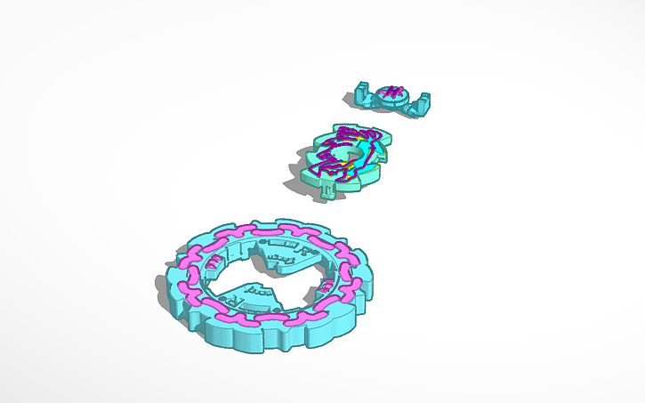 3D design true hydra (this might be my last bey for a long time ...