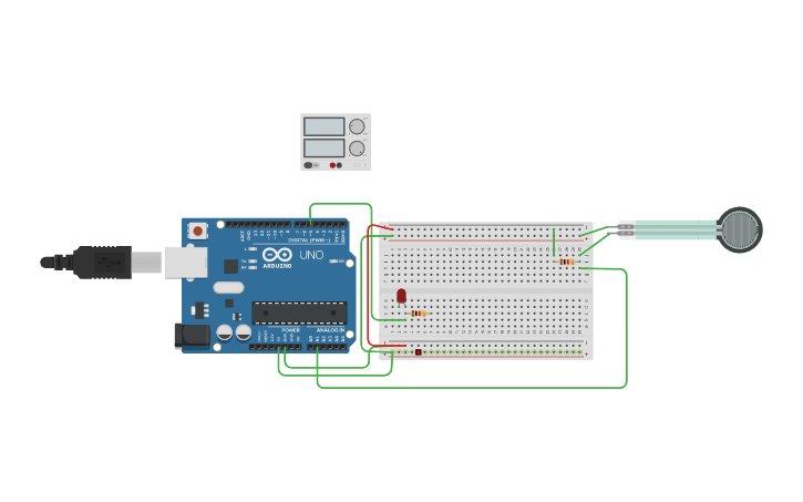 Circuit design END SEM Q2 | Tinkercad