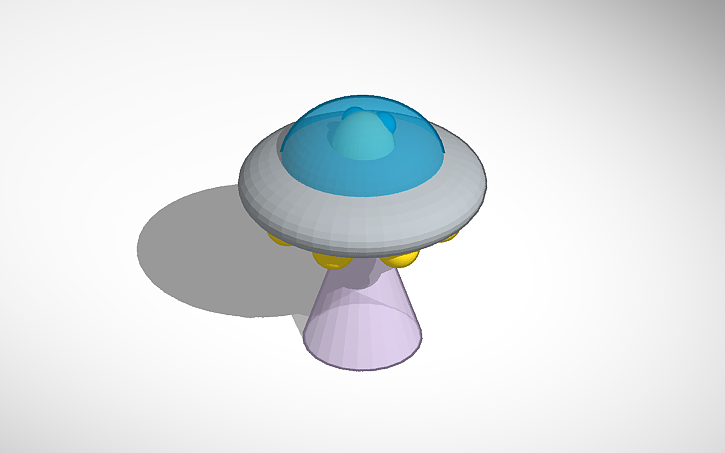 3D design UFO (Printable) | Tinkercad