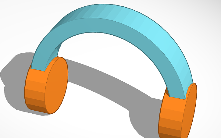 3D design headset - Tinkercad
