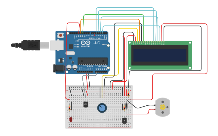 Circuit Design Automatic Room Temperature Controller Project 1 Tinkercad