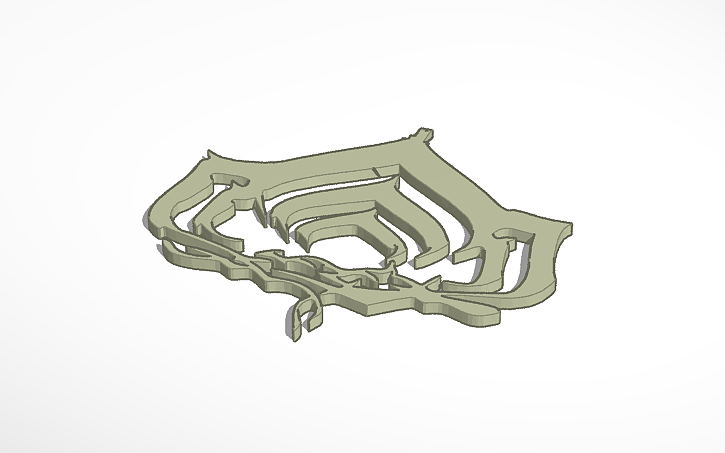 3D design Lotus (Warframe) - Tinkercad