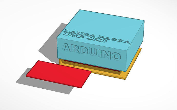 3d Design Ejemplo Arduino Box Tinkercad 2109