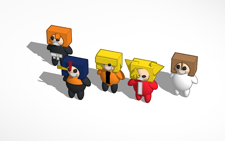 3D design Random bleach characters | Tinkercad