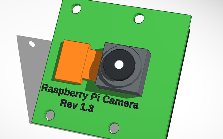 3d Design Raspberry Pi Camera Rev 1 3 Tinkercad