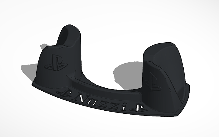 3D design PS5 Controller Stand - Tinkercad