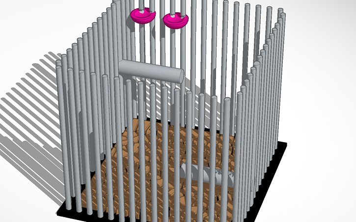 3D design cage - Tinkercad