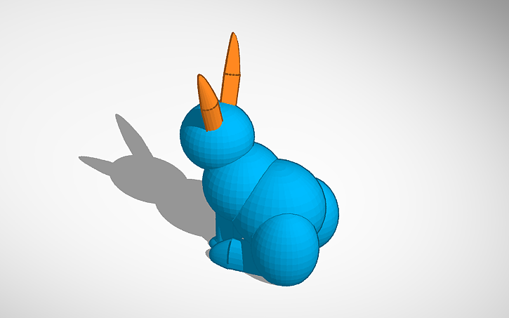 3D design BUNNY - Tinkercad