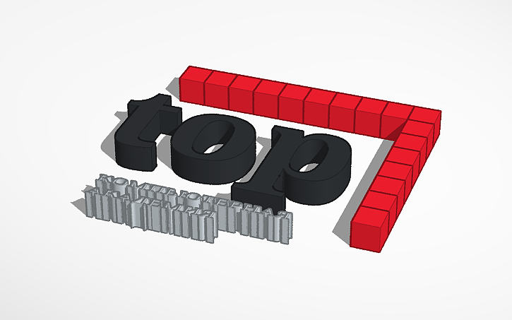 3D design top😍😍😍 - Tinkercad