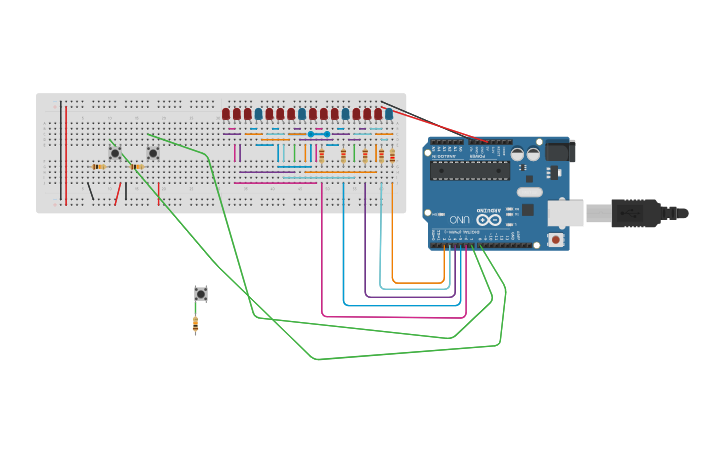 Circuit design Practica 02 | Tinkercad