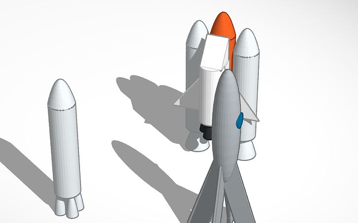 3D design Assorted Rockets | Tinkercad