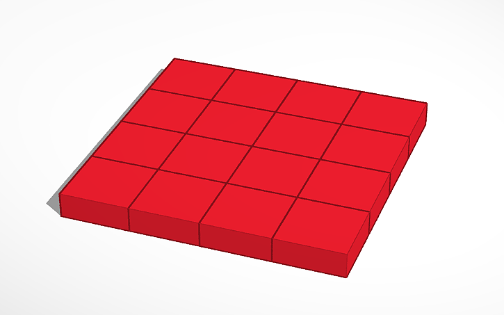 3D design Cut Squares | Tinkercad