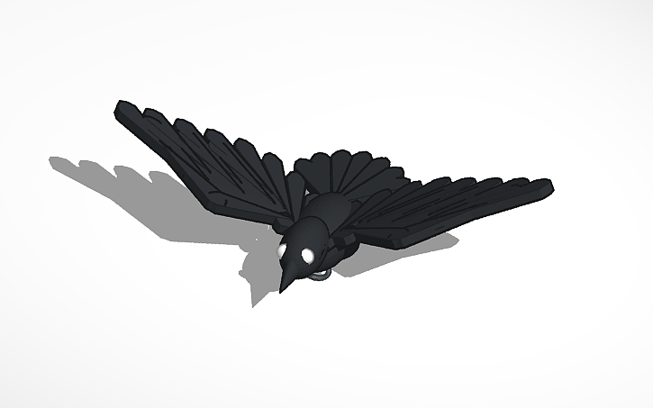 3D design Bird for birdhouse - Tinkercad