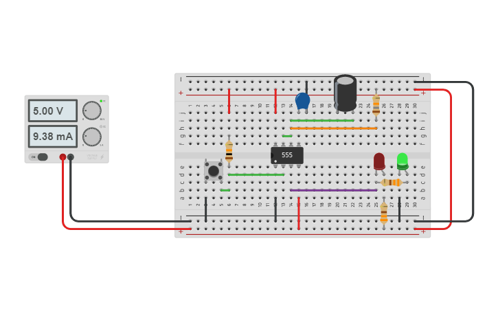 Circuit design Bufos Regularis - Tinkercad