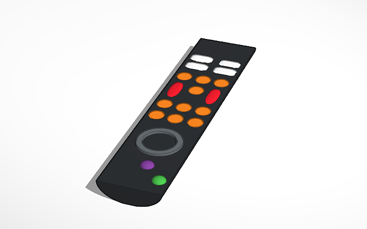 3D design Remote - Tinkercad