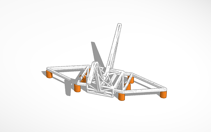 3D design Frame Crane - Tinkercad