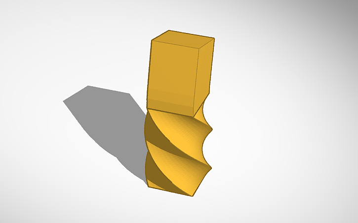 3D design Twist Challenge - Tinkercad