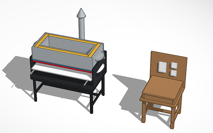 3D design Grill - Tinkercad