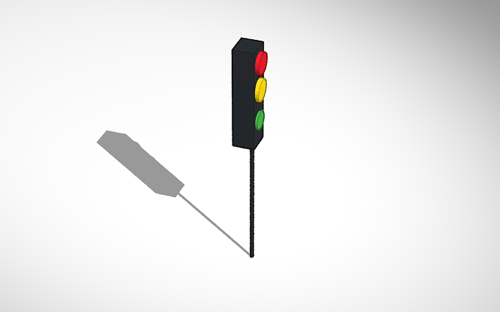 3D design den giao thong sc3 - Tinkercad